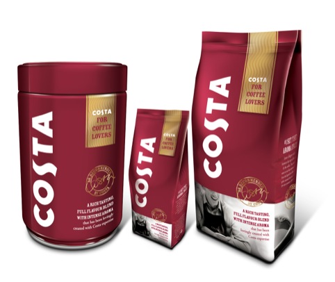 Slice Design creates Costa Coffee packaging - Design Week