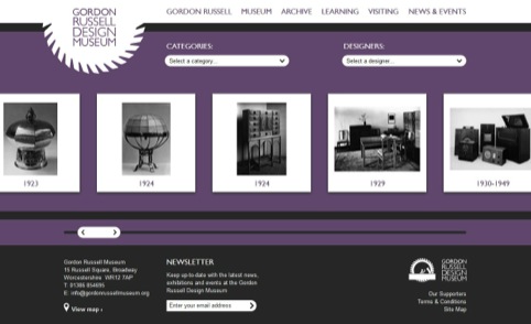 Small Back Room designs for Gordon Russell Museum - Design Week