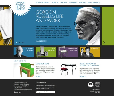 Small Back Room designs for Gordon Russell Museum - Design Week