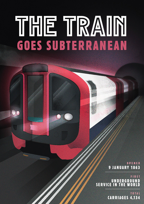 ‘Vintage’ train posters - Design Week