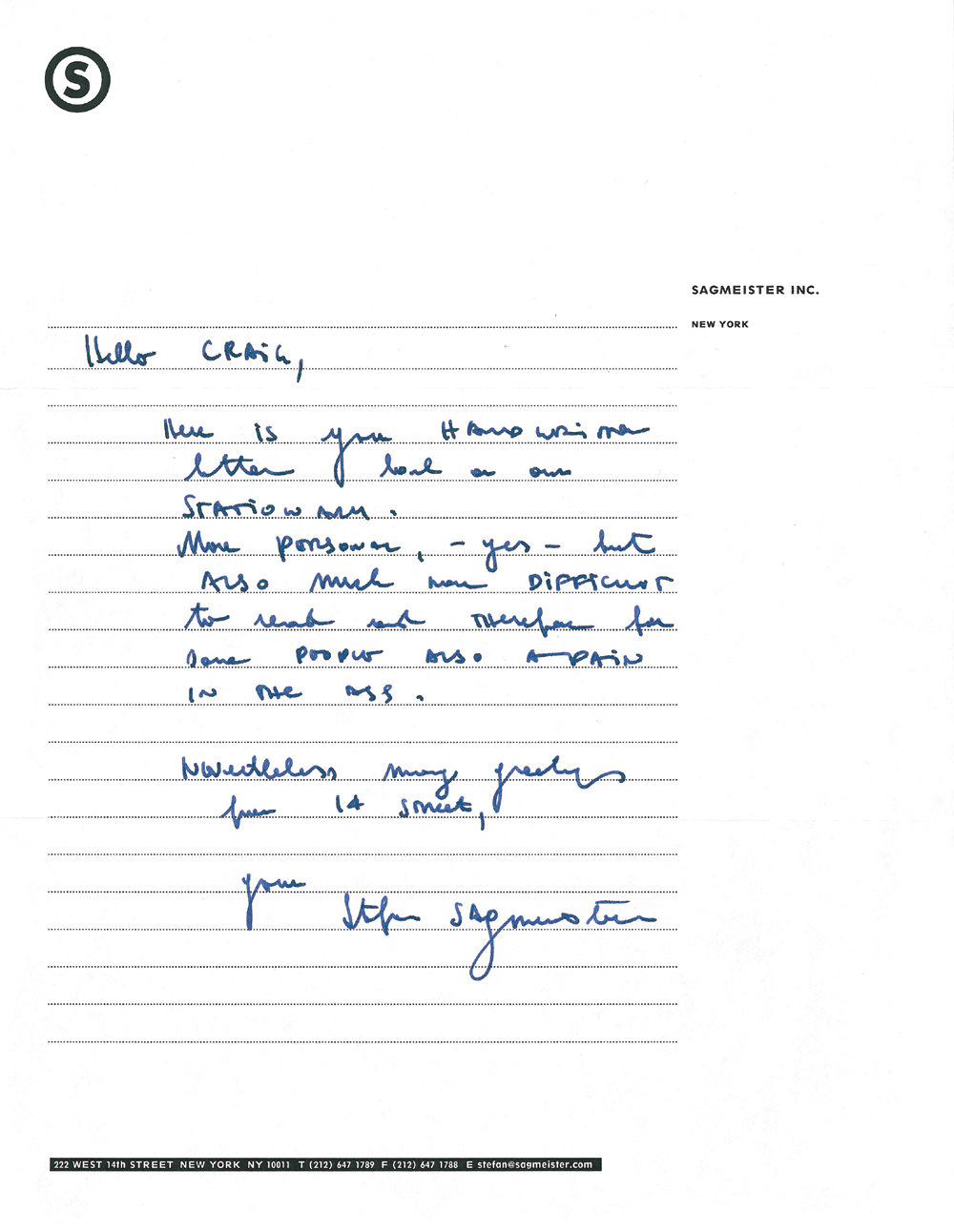 The return of the Handwritten Letter Project - Design Week