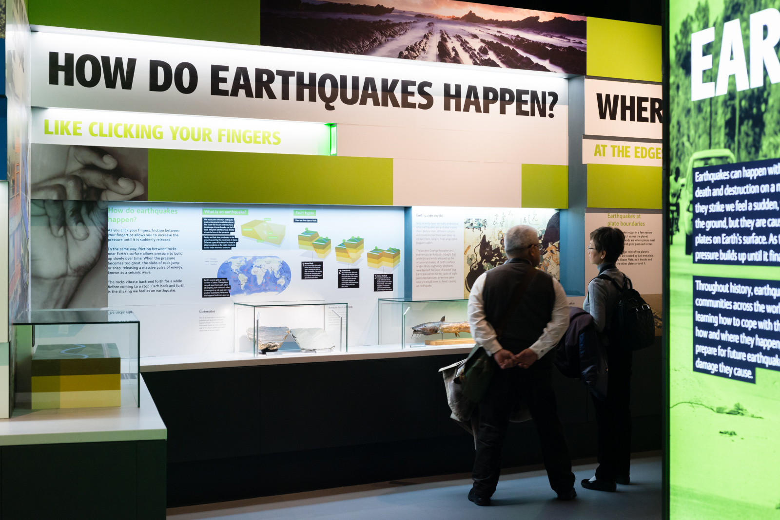 Volcanoes and earthquakes at the Natural History Museum - Design Week