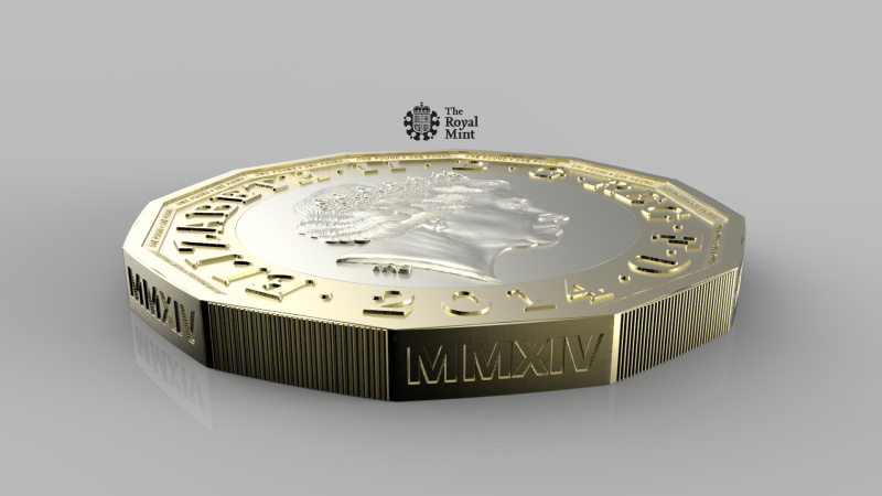 The Royal Mint unveils new £1 coin design - Design Week
