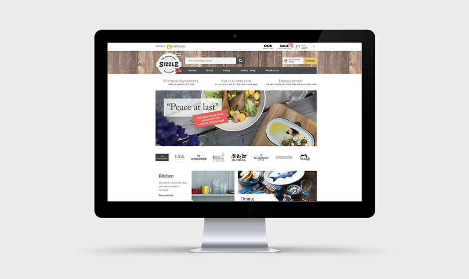 Ocado’s Sizzle branding places the kitchen “at the heart of the home ...