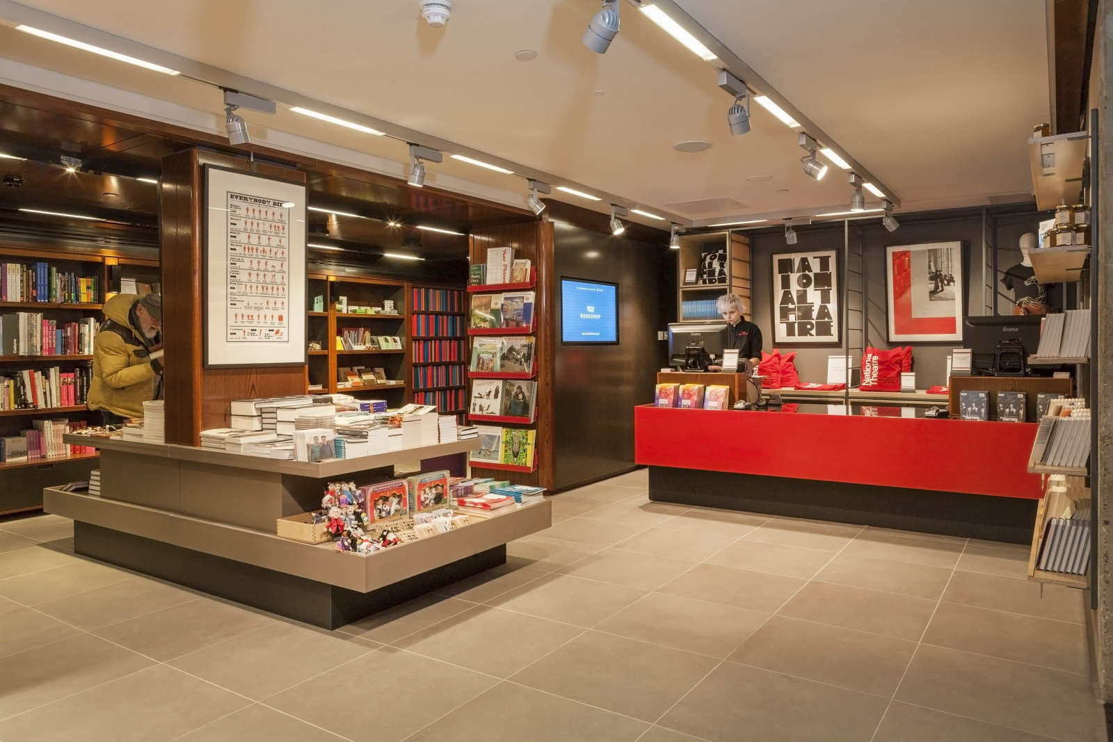 Lumsden Design creates new bookshop for National Theatre - Design Week