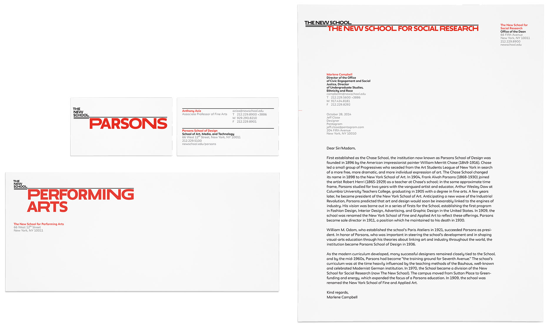 Paula Scher uses “revolutionary” typeface in rebrand of The New School ...