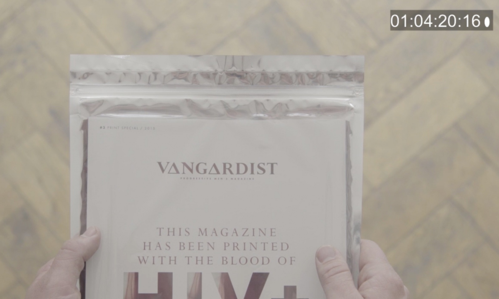 Vangardist – a special-edition magazine printed with HIV+ blood ...