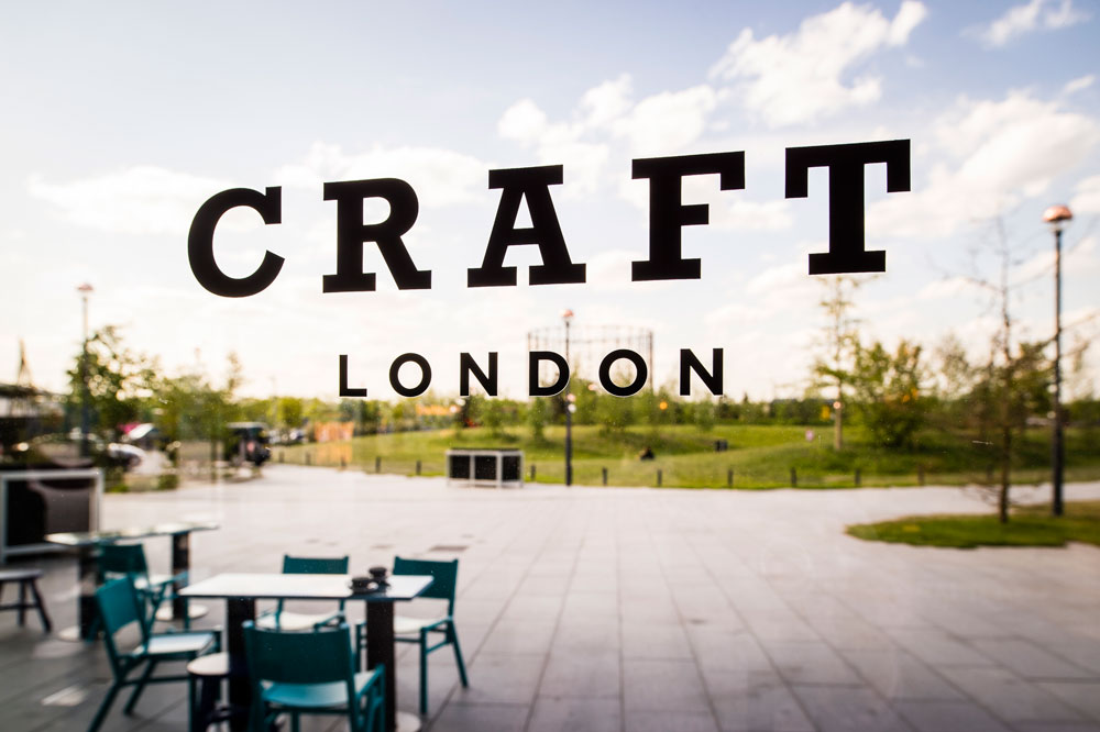 Here Design creates bold branding for CRAFT London restaurant - Design Week