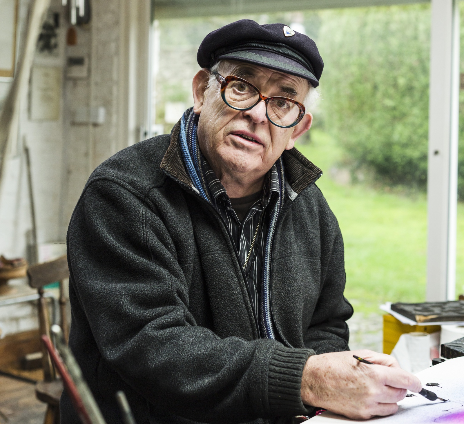 Ralph Steadman: “The white paper is the landscape that must be filled ...