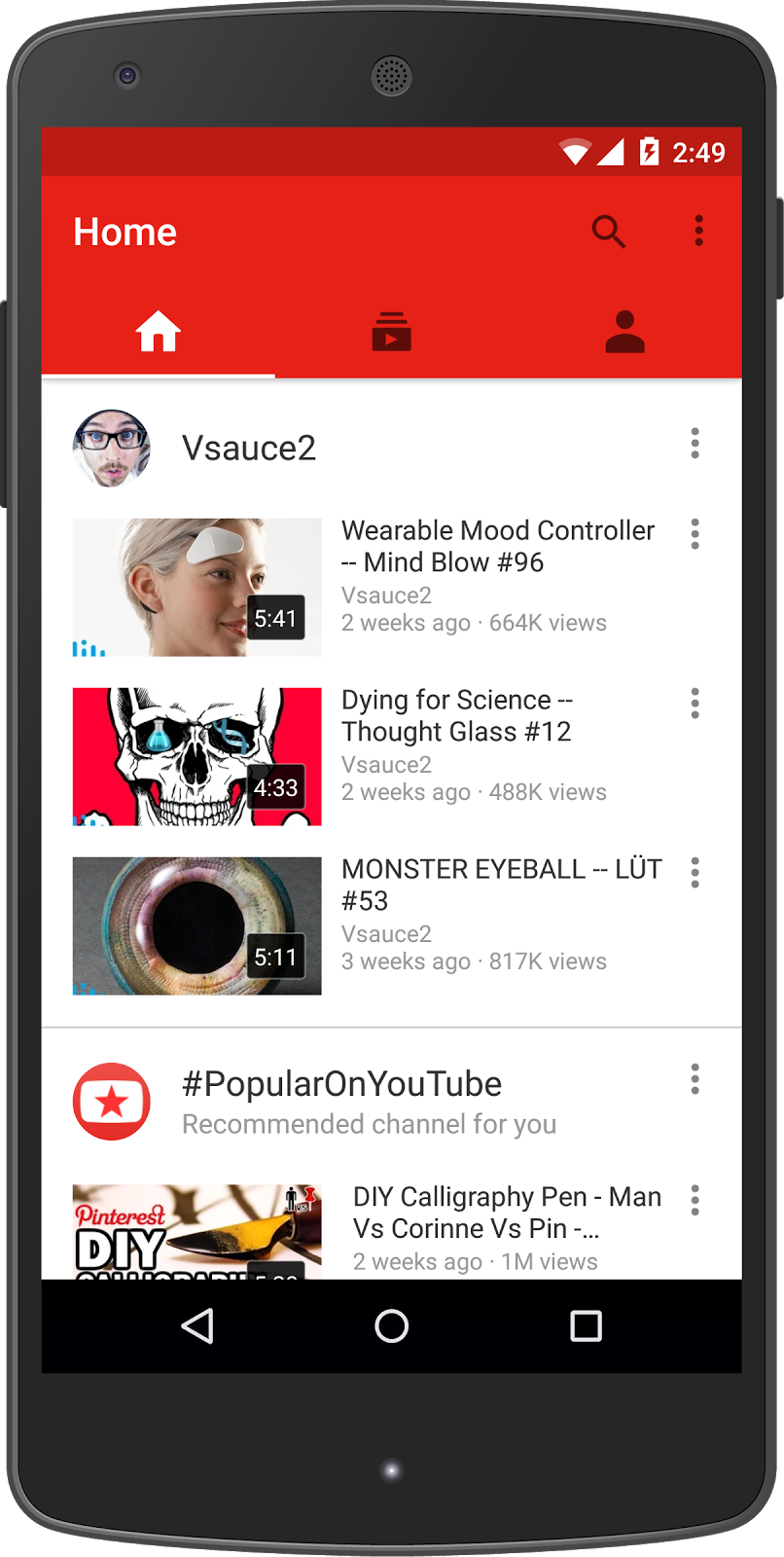 “Mobile-first” YouTube unveils new app design - Design Week