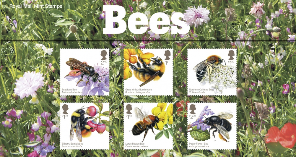 Royal Mail bee stamps designed to raise awareness of species - Design Week