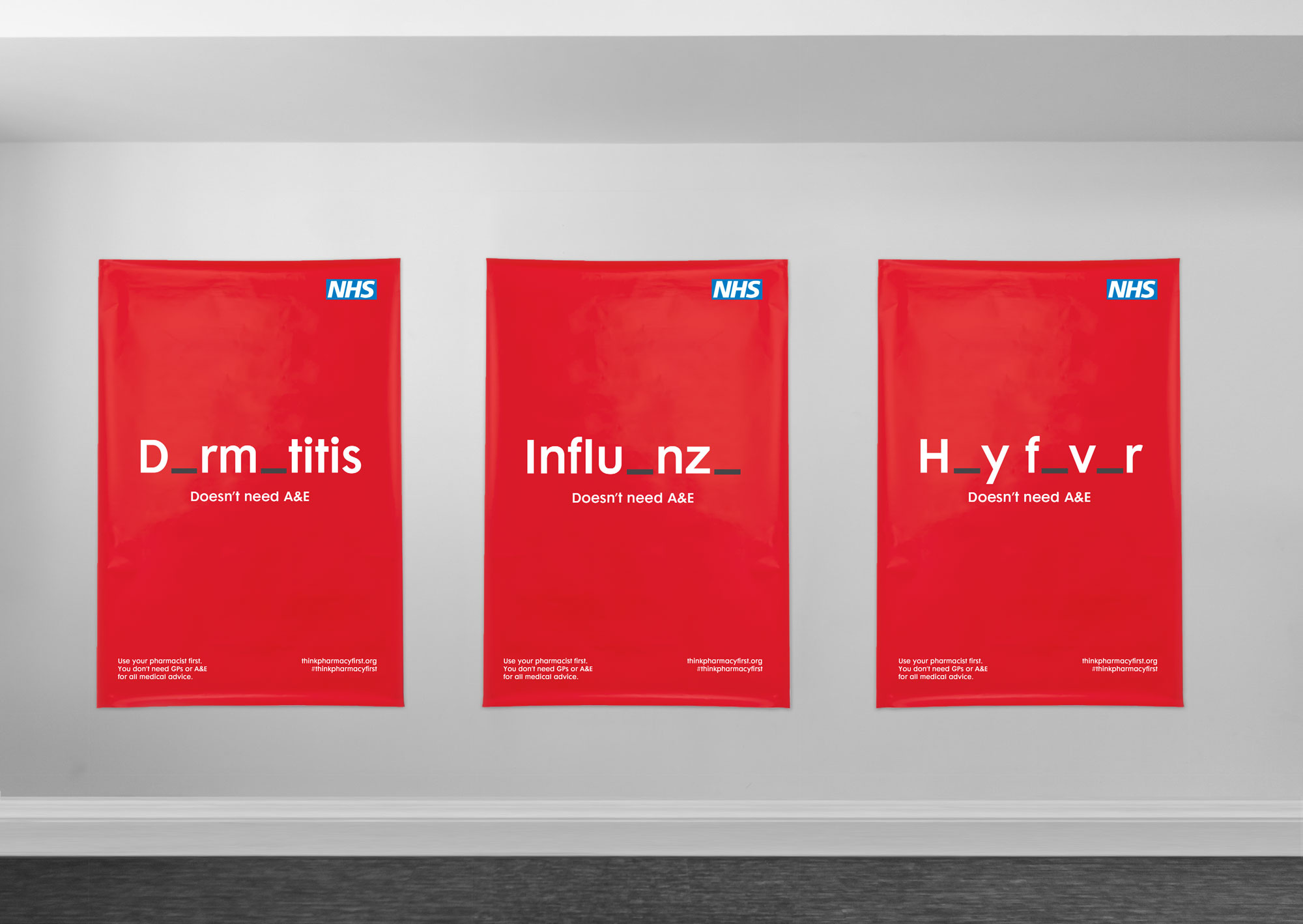 NHS campaign designed to make people Think Pharmacy First - Design Week