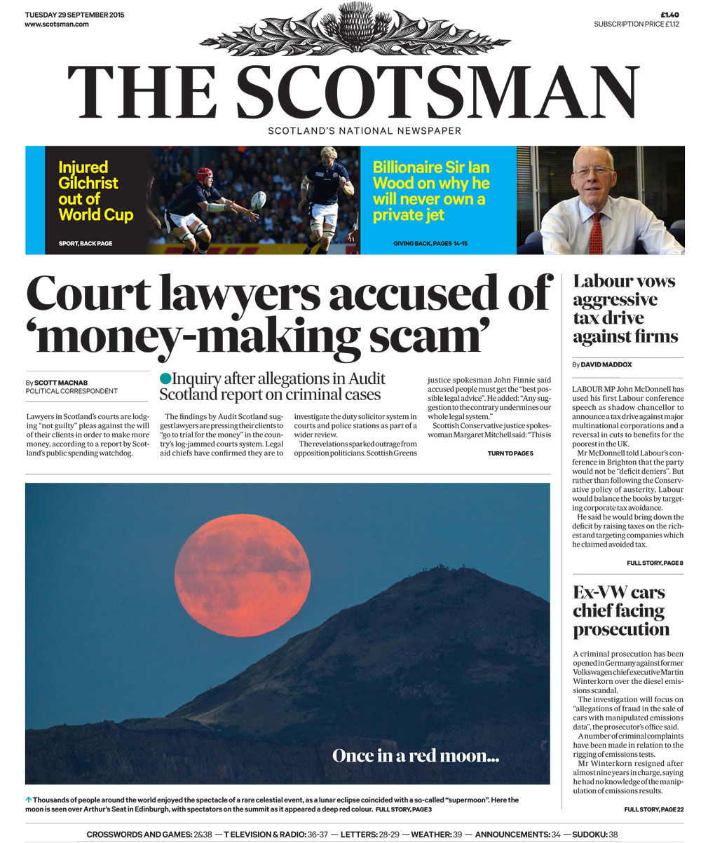 The Scotsman looks to appeal to “whole of Scotland” with new design ...