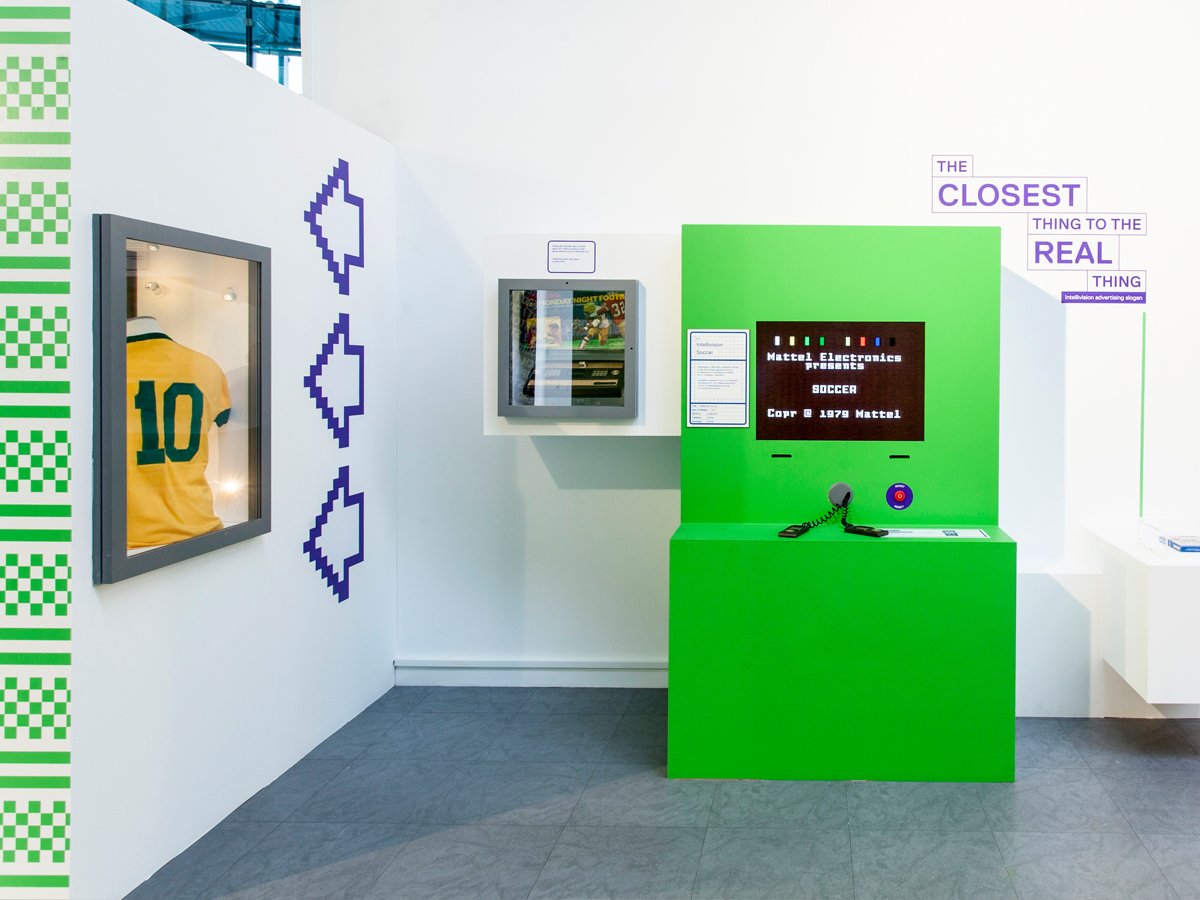 Football gaming exhibition designed to “blur computer games and reality ...