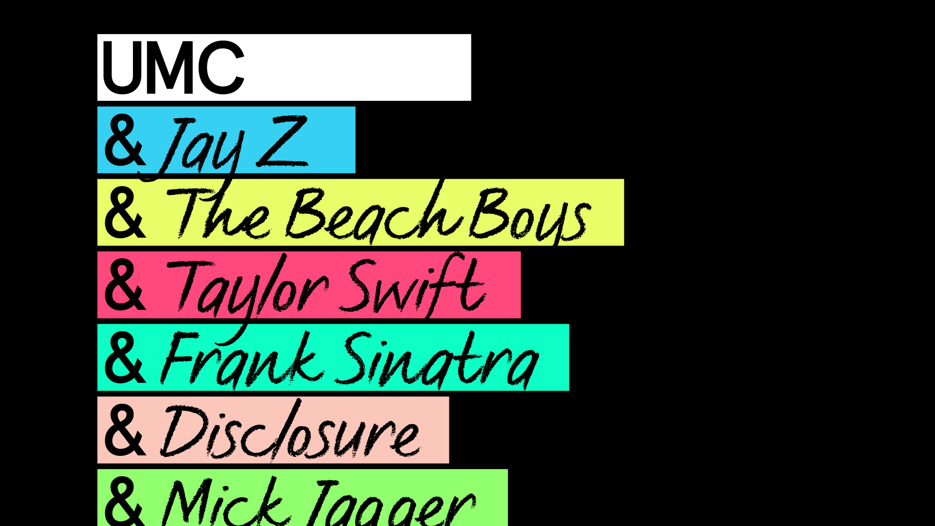 Universal Music Catalogue branding retuned by Music - Design Week