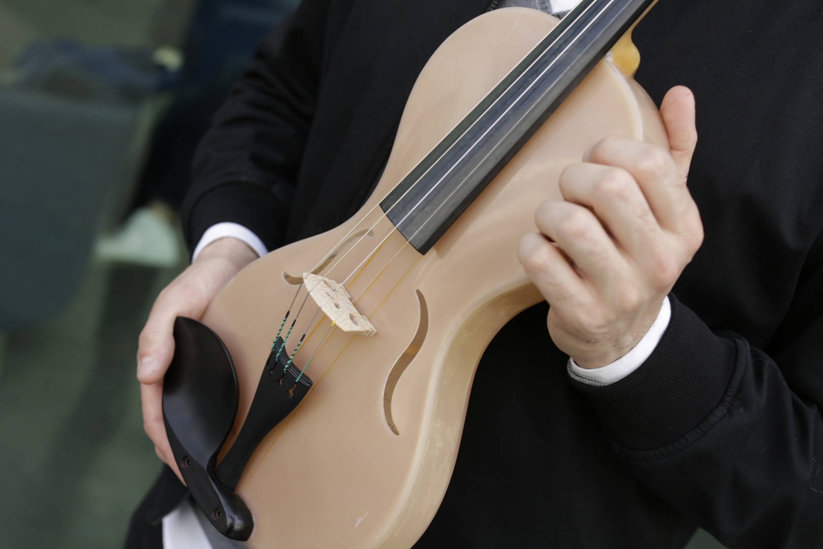 Design student makes a prototype violin using spider silk - Design Week