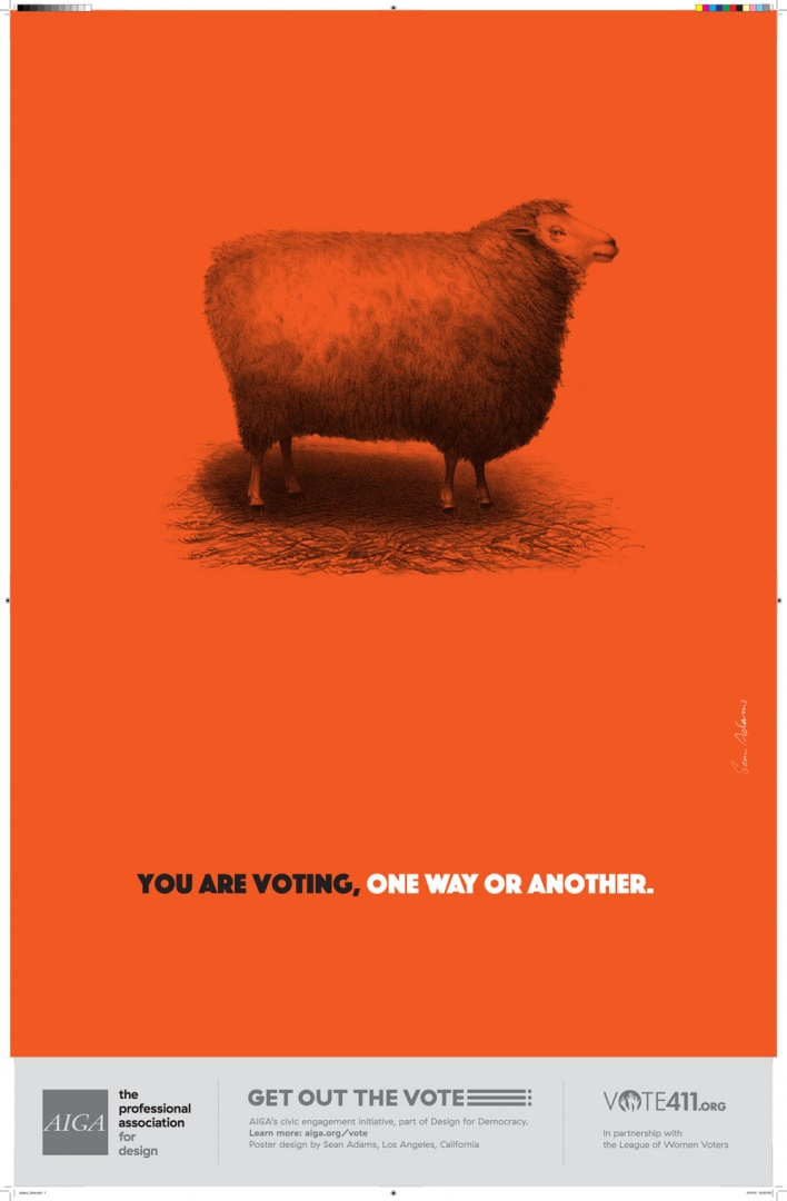 AIGA Get Out The Vote poster campaign looks to activate U.S. voters ...