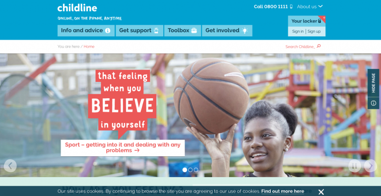Childline website redesigned to offer therapy tools and counselling ...