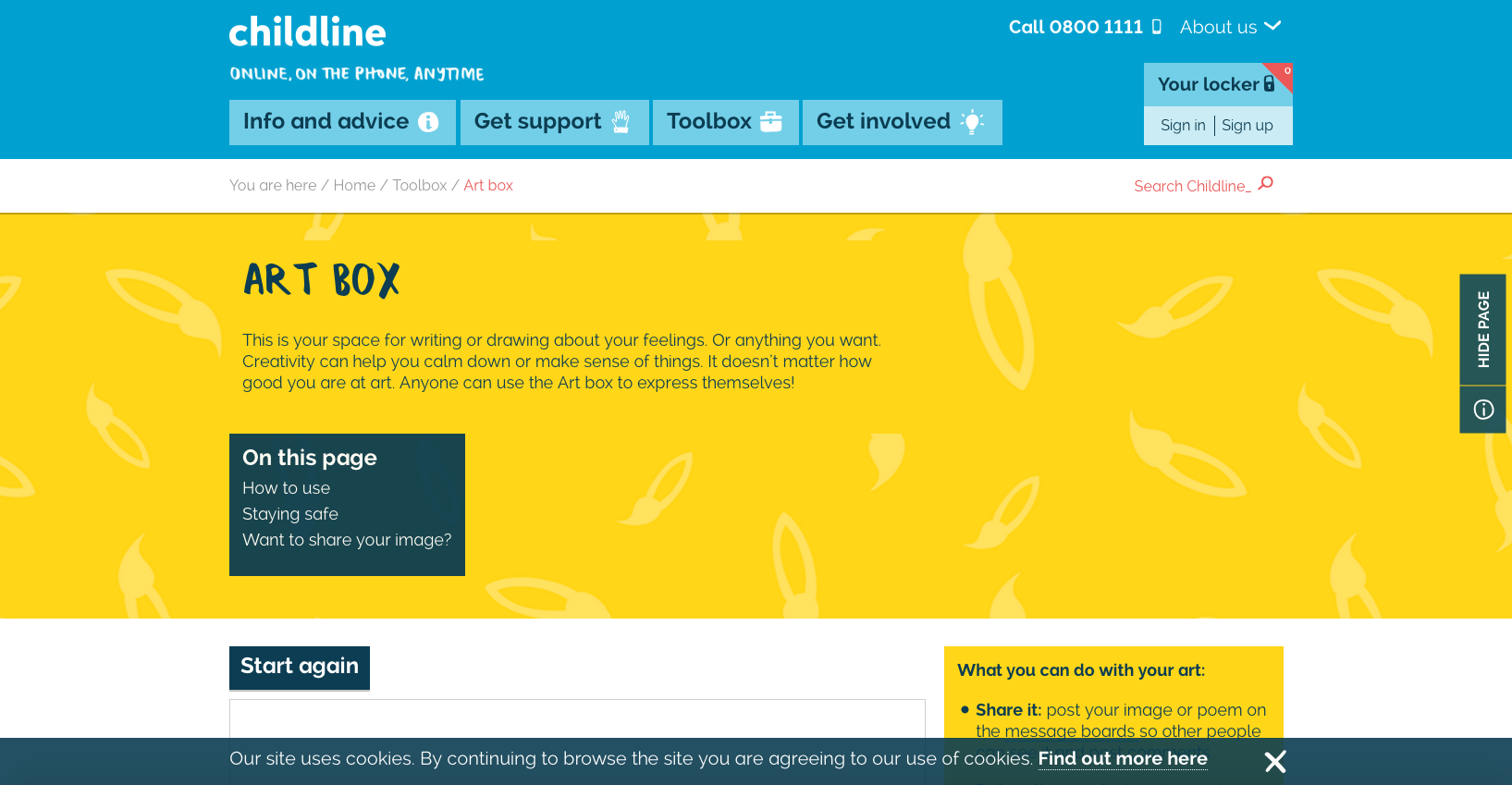 Childline website redesigned to offer therapy tools and counselling ...