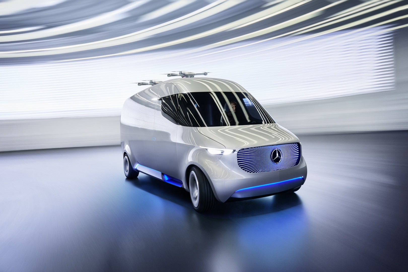 Mercedes-Benz hopes to transform home delivery with drone-equipped van ...