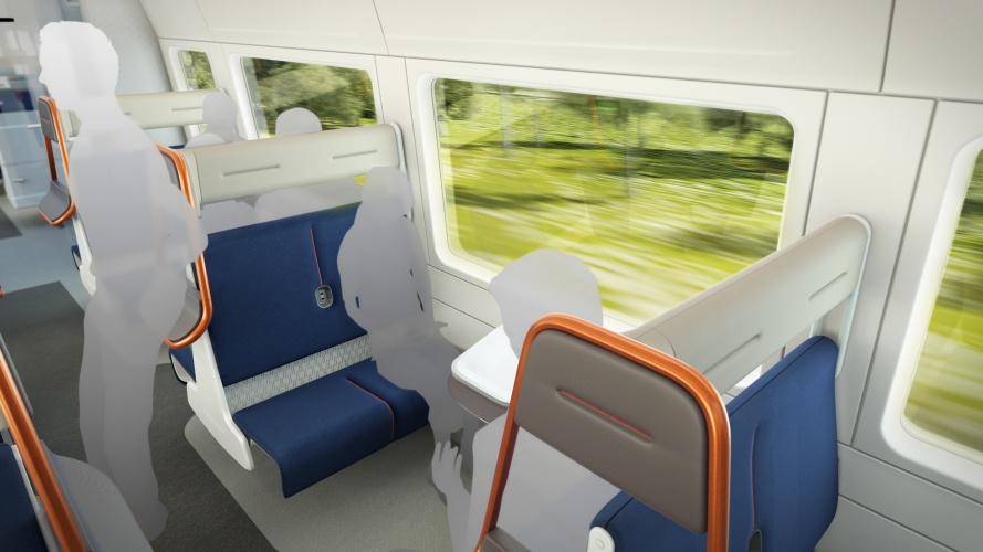 How these new train seat designs could make public transport more ...