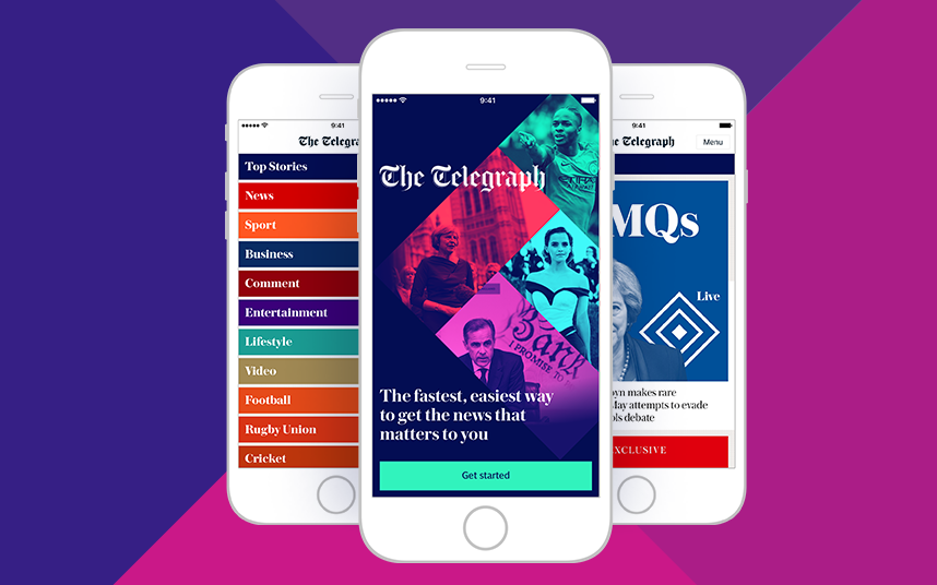 The Telegraph launches new app to “catch up” with mobile news market ...