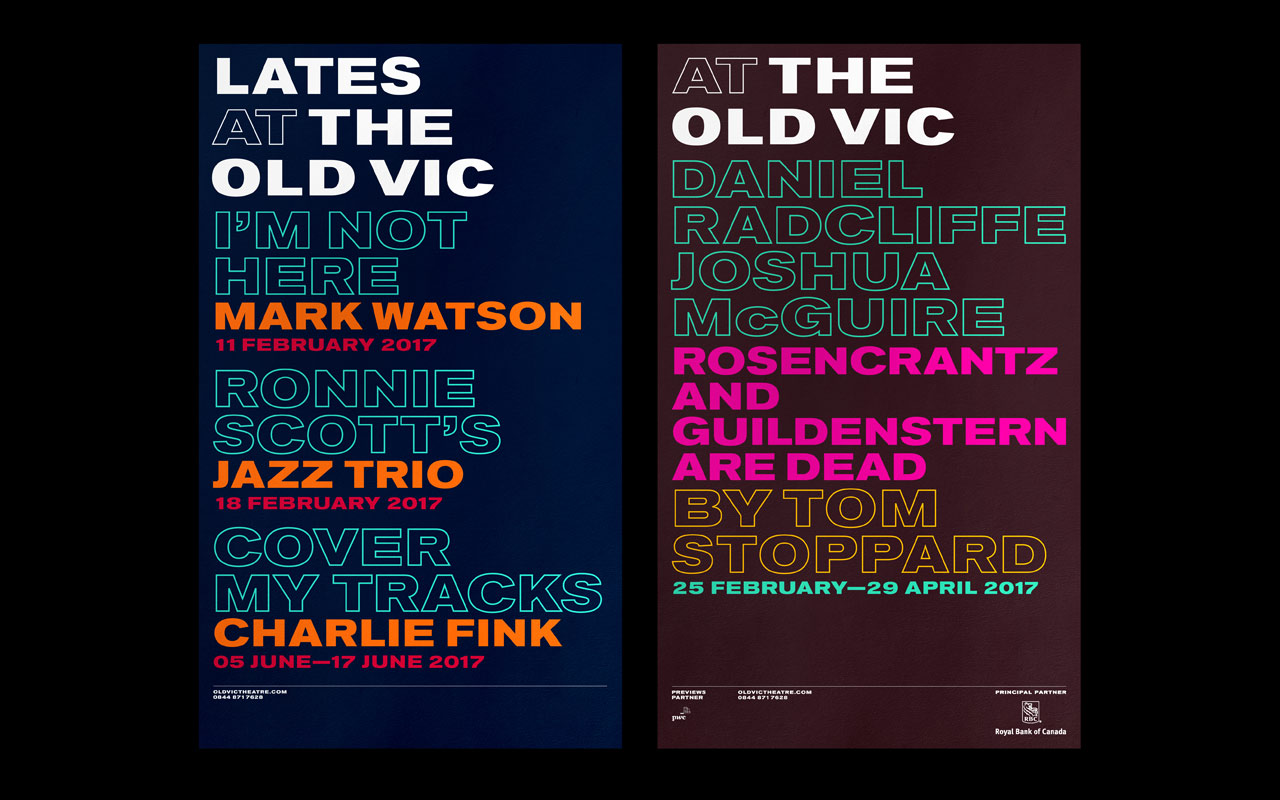 Pentagram’s Harry Pearce rebrands The Old Vic theatre - Design Week