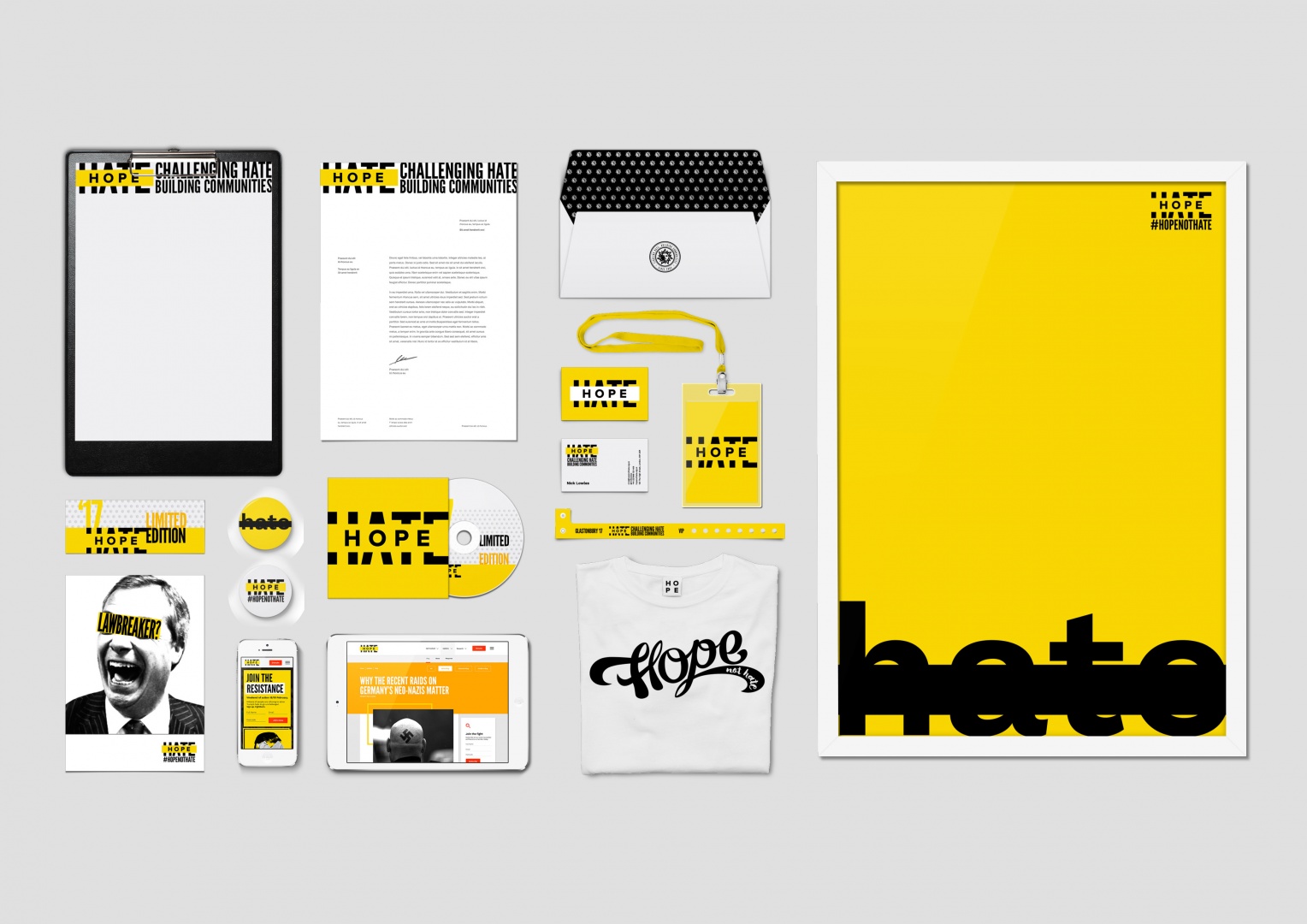 Hope not Hate rebrands to “strike out” discrimination - Design Week