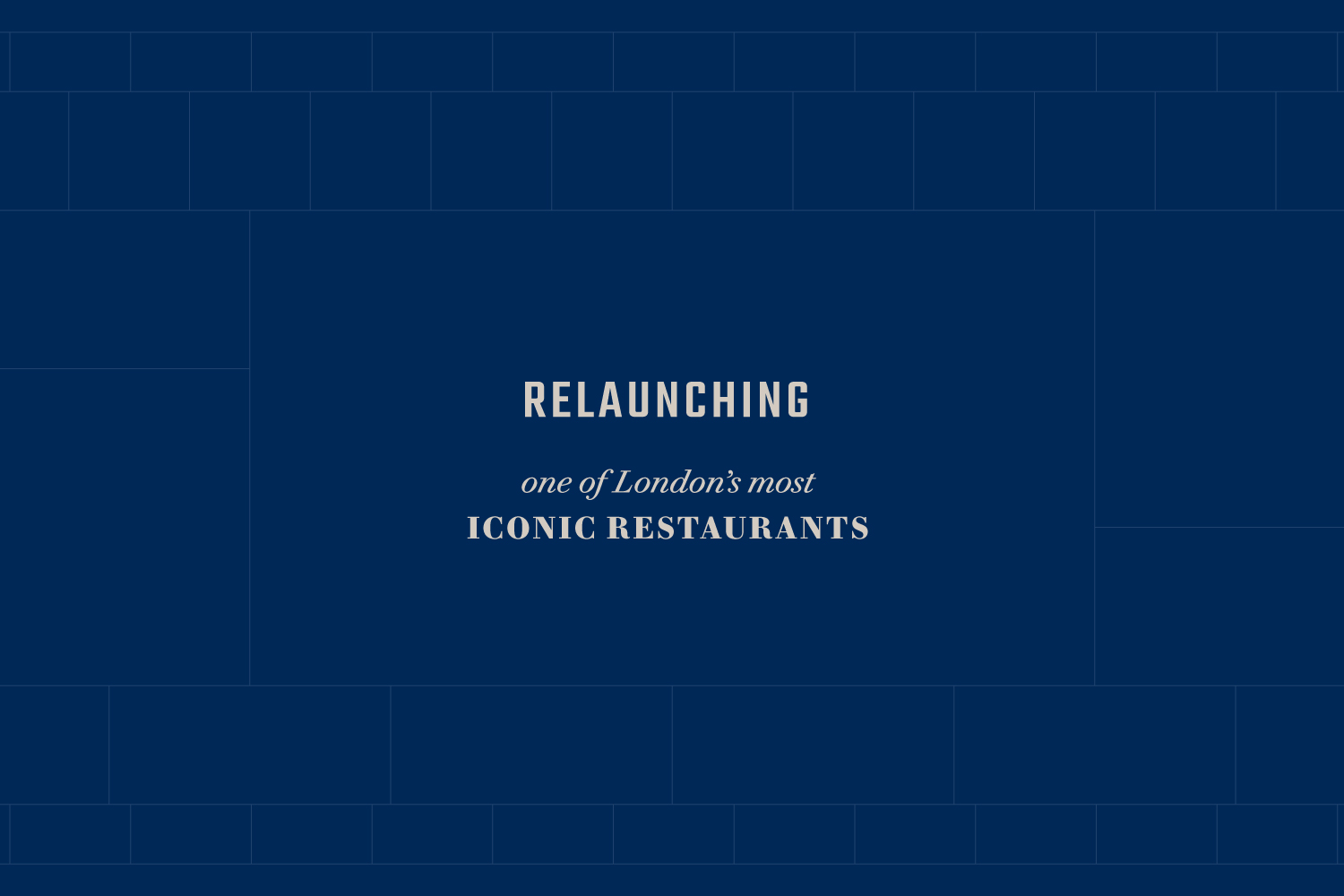 Conran restaurant Bibendum rebranded - Design Week