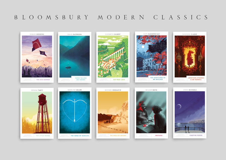 Bloomsbury’s “cinematic” Modern Classics book covers - Design Week