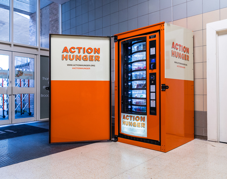 Vending machine launches to give out free food to homeless people ...