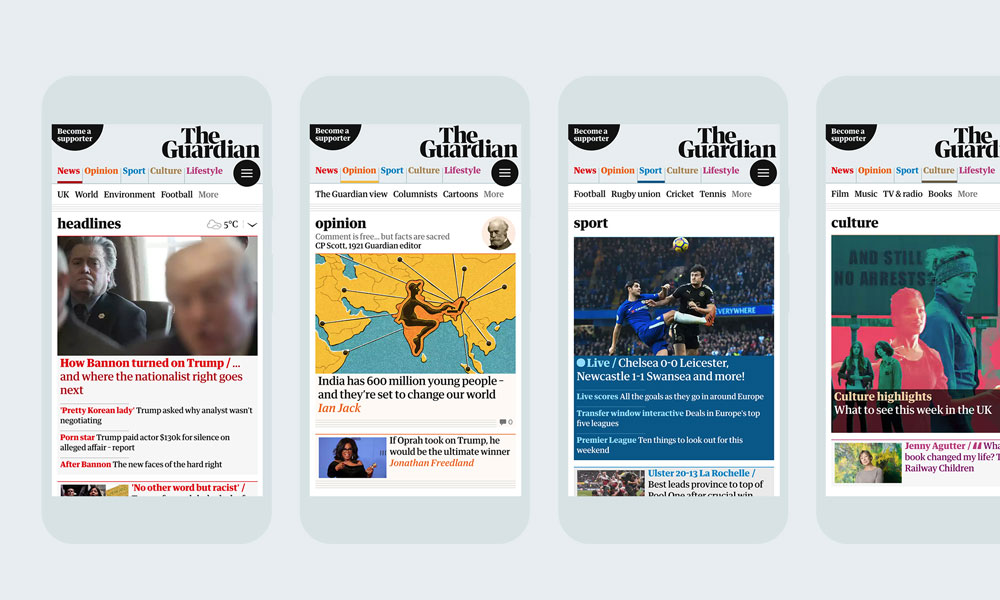 The Guardian introduces tabloid format and redesigns all platforms ...