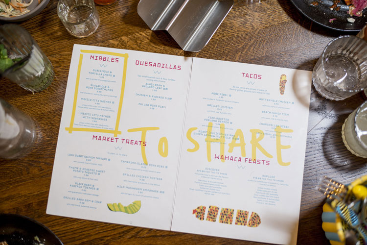 DesignStudio creates “experimental” identity for Wahaca’s test kitchen ...