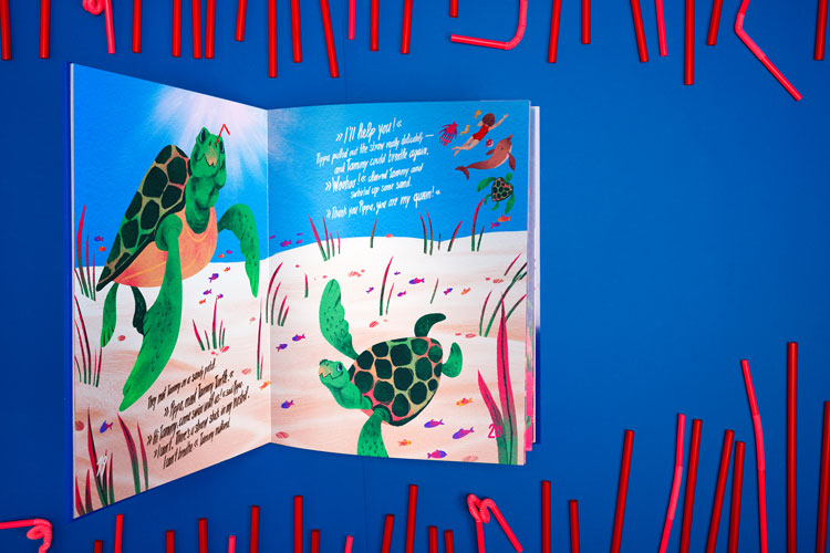 Illustrating the world’s first children’s book made from recycled ocean ...