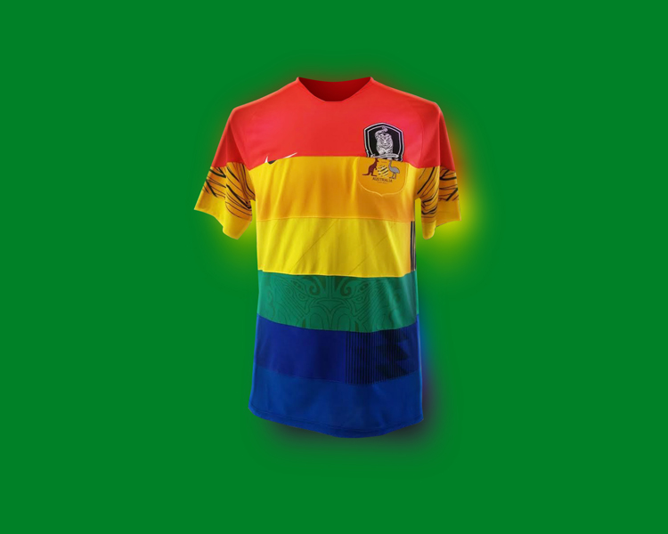 Colourful football jerseys to raise money for LGBT+ charities - Design Week