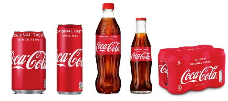 Coca-Cola refreshes can design to bring together different flavours ...