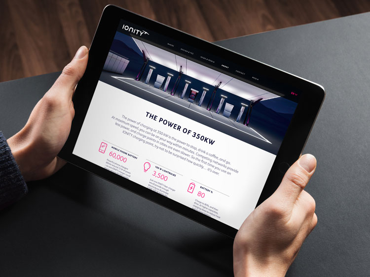 New look for electric car charging brand Ionity backed by automotive ...
