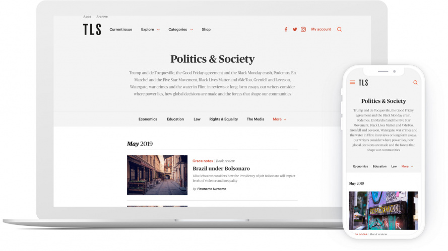 Times Literary Supplement adopts new “TLS” identity - Design Week