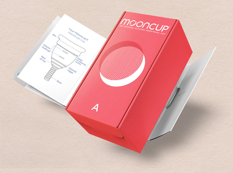 Mooncup packaging redesign: “It’s time the product shouted proudly from ...