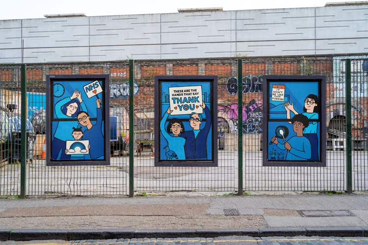 A virtual poster campaign to “show our love” and raise money for the ...