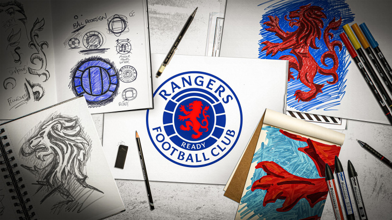 Rangers FC reveals new crest and visual identity - Design Week