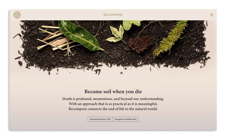 Branding a company that turns humans into soil - Design Week