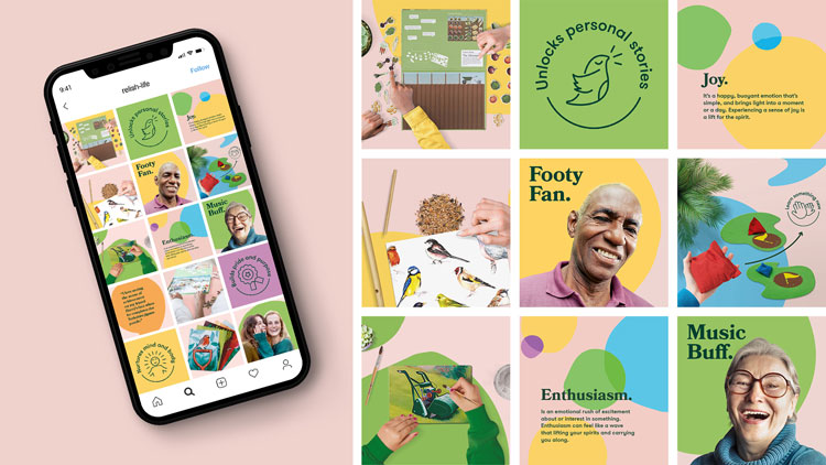 Dementia wellbeing brand Relish reveals new “sensorial” identity ...