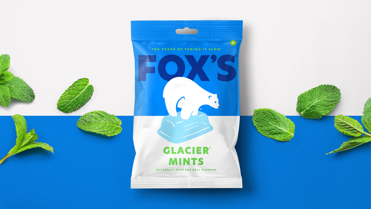 Fox’s Glacier Mints redesign Peppy the polar bear in “retro-progressive ...