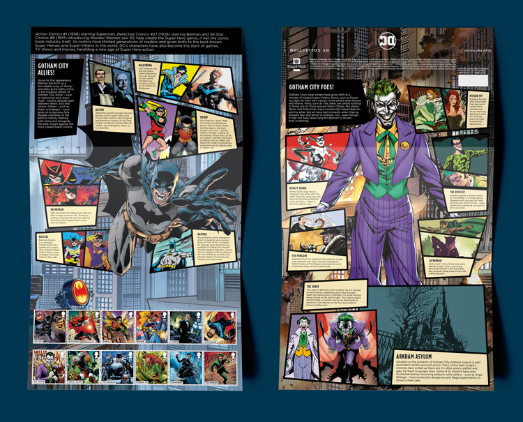 Interabang delivers Batman stamp collection for Royal Mail - Design Week