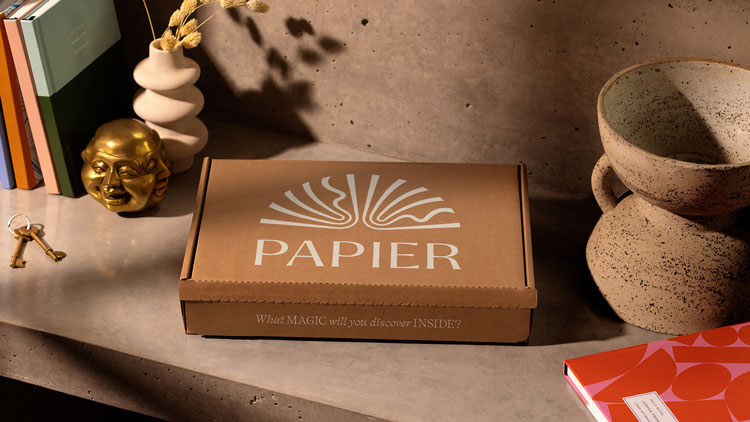 Stationery brand Papier’s rebrand inspired by the “power of the blank ...