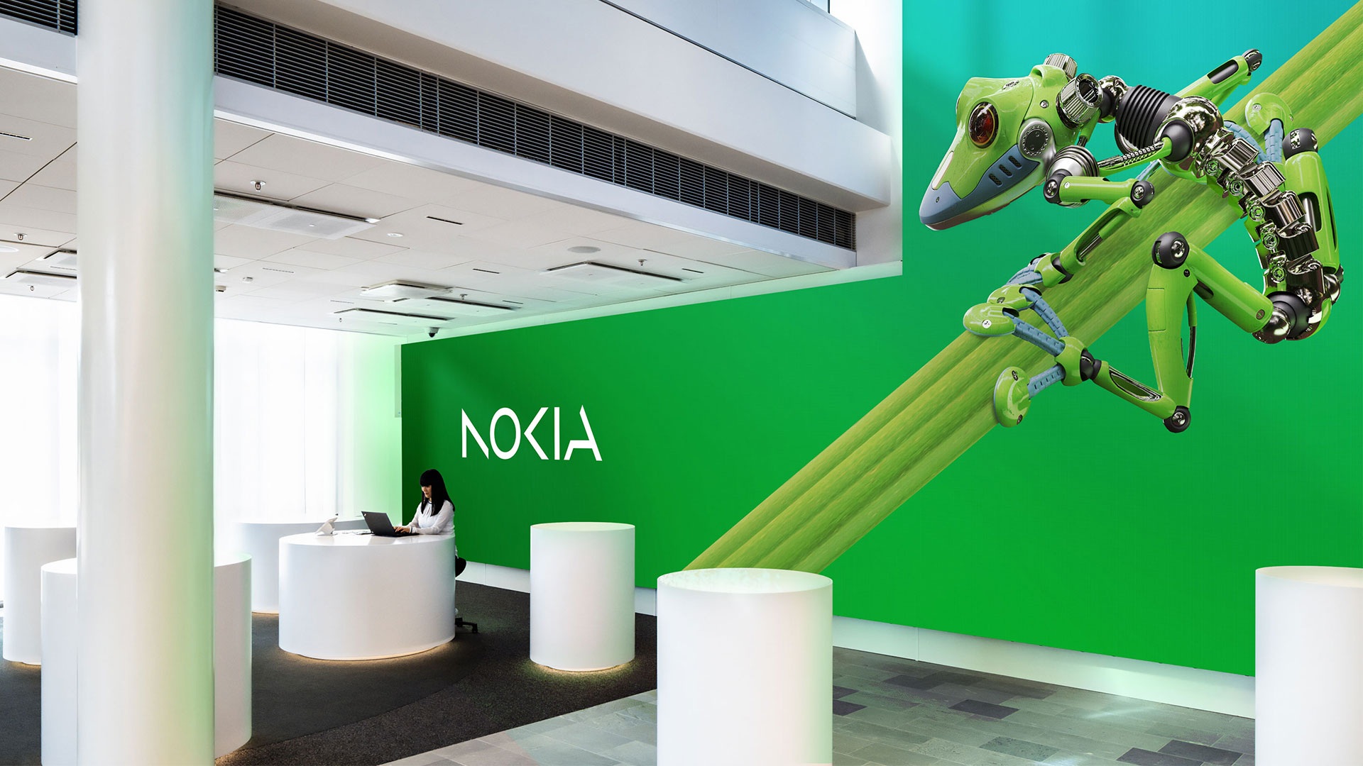 Nokia’s new logo asks the eye to make missing connections - Design Week