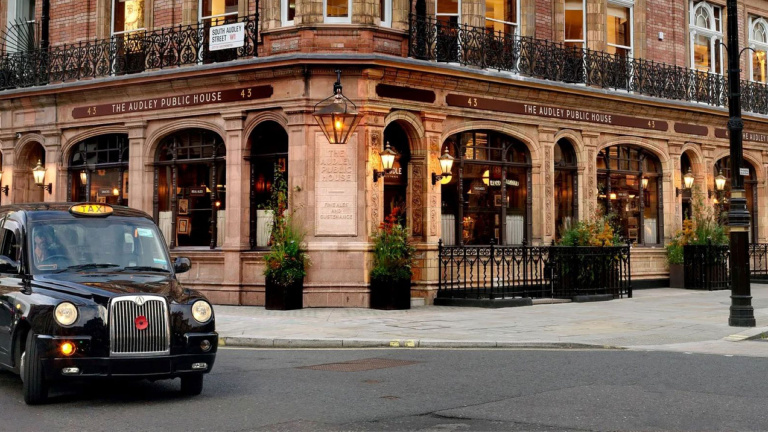 Here revives old family crest for The Audley pub identity - Design Week