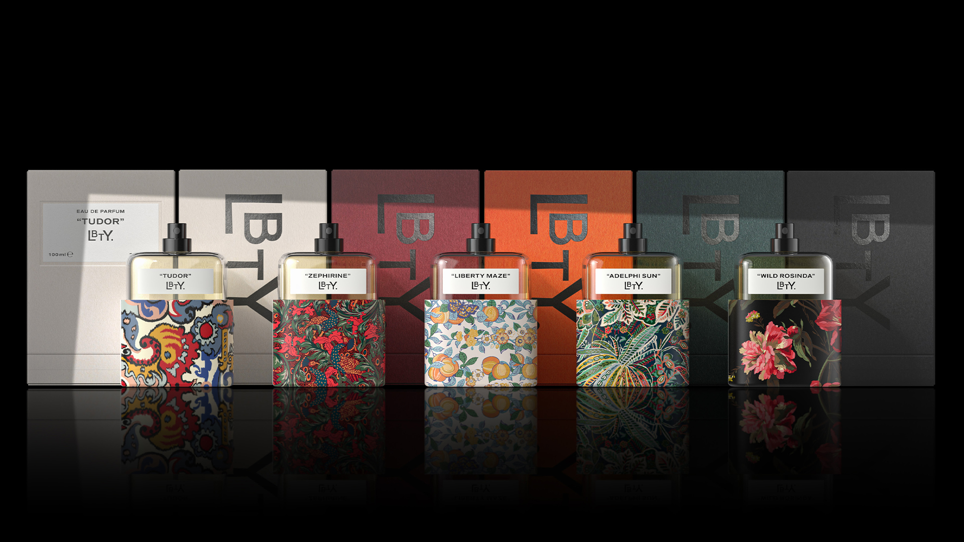 Pentagram designs identity and packaging for Liberty fragrance range ...